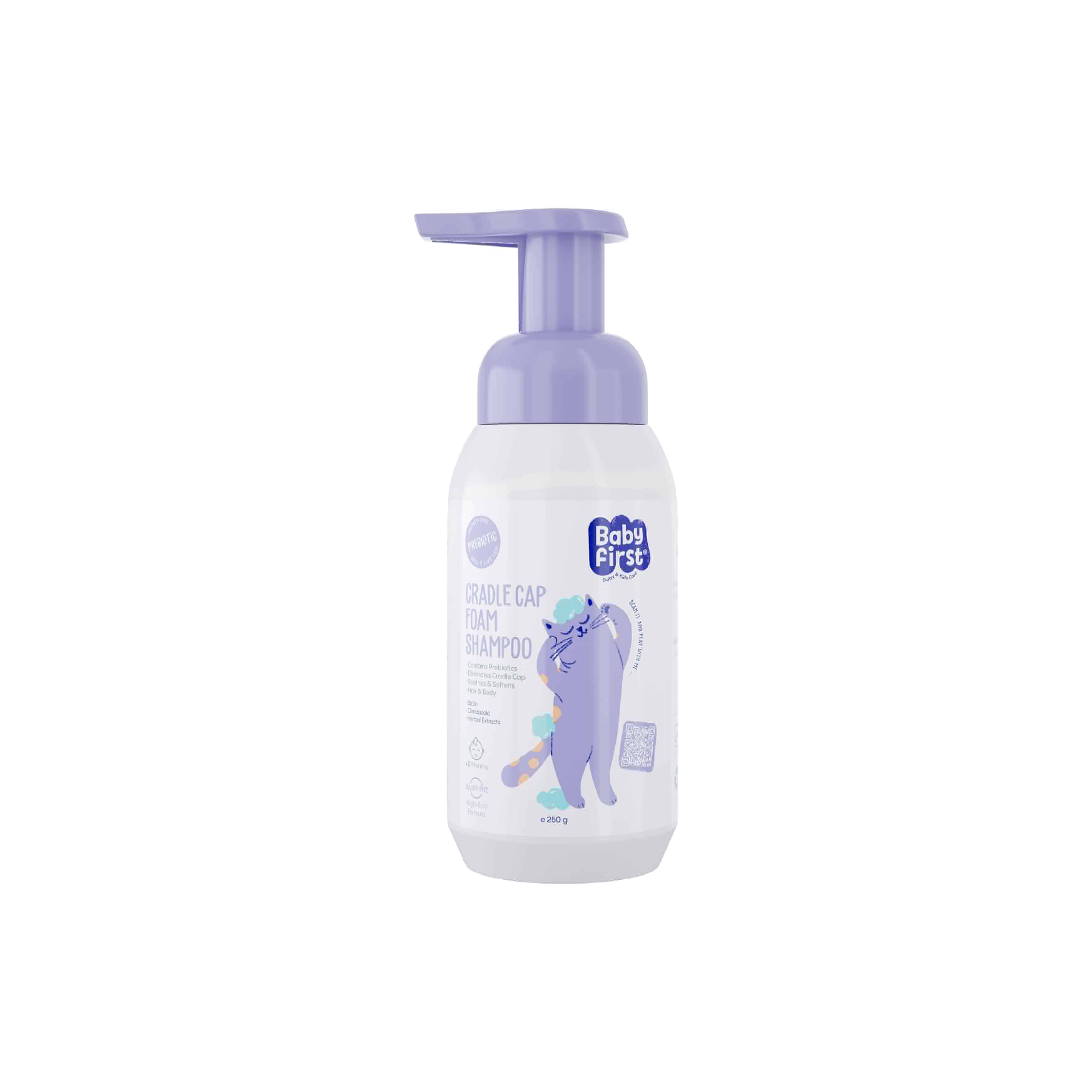 Baby first Cradle Cap Foam Shampoo